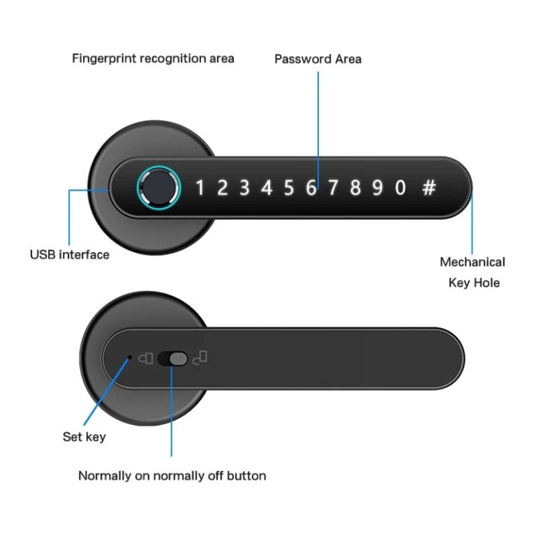 Matter Over Thread Smart Door Lock (Handle) – SmartSetup