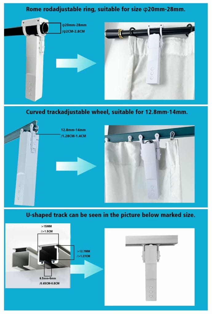 Matter Over Thread Smart Curtain Robot Motor – SmartSetup